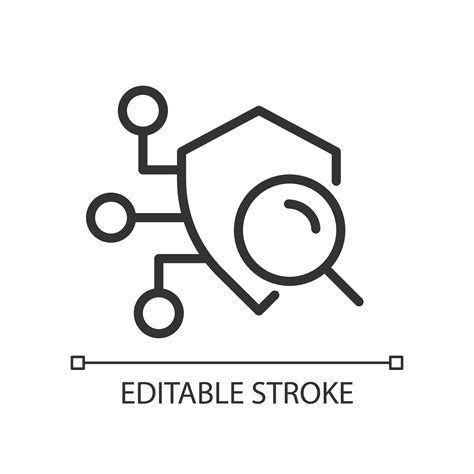 Security Scan Pixel Perfect Linear Icon Detecting System Weaknesses