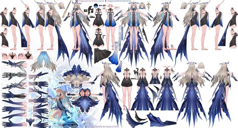 Fleurdelys Wuthering Waves Wuthering Waves Blonde Hair Blue Eyes Pointy Ears Reference