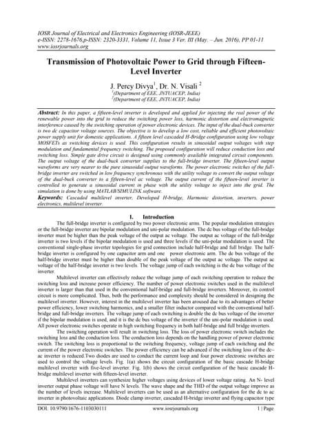 A Dual Active Bridge Dc Dc Converter For Application In A Smart User Network Ppt Digital