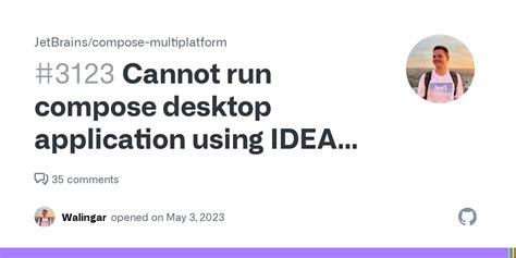 Cannot Run Compose Desktop Application Using Idea Gutter · Issue 3123 · Jetbrainscompose