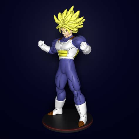 Future Trunks Ultra Super Saiyan 3d Model By Moogar