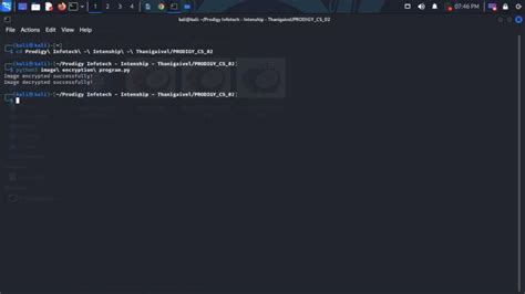 Thanigaivel R On Linkedin Prodigy Infotech Cybersecurity Internship