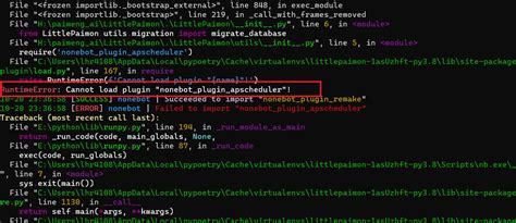 启动时报错Failed to import nonebot plugin apscheduler Issue 310