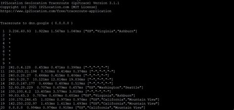 traceroute command in python and how to read it dzone