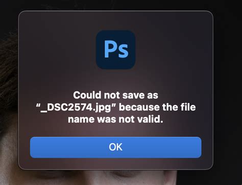 solved could not save as “ dsc2574 ” because the file adobe