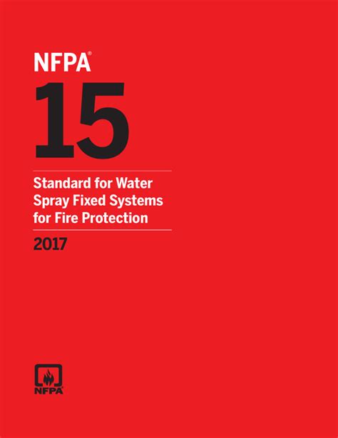 Nfpa 15 2017