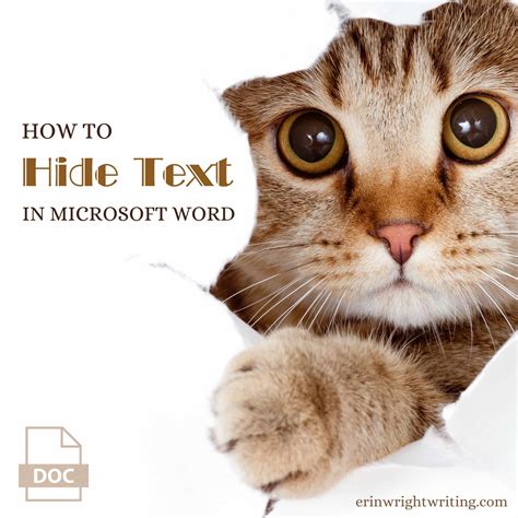 How To Hide Text In Microsoft Word And Show It