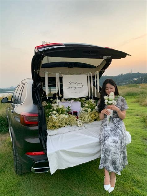 결혼4 셀프 트렁크 프로포즈 받은 후기💕선물 장소 준비물 네이버 블로그