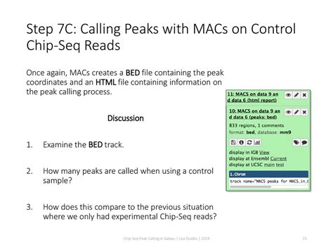 Chip Seq Peak Calling In Galaxy Ppt Download