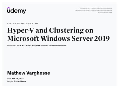 Mathew Varghese On Linkedin Udemy Course Completion Certificate