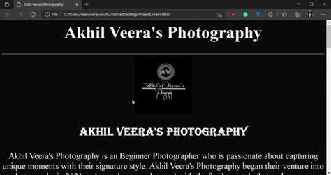 Akhil Bitra On Linkedin Webdevelopment Html Css Websitedesign