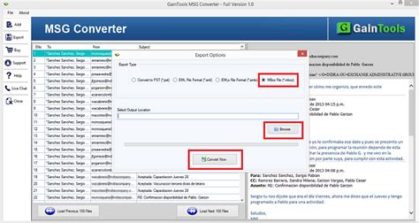Export MSG To MBOX Tool To Convert MSG To MBOX On Windows OS
