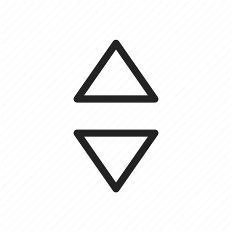 down scroll up icon download on iconfinder on iconfinder