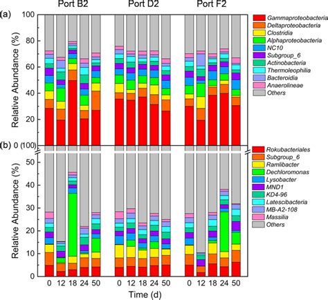 Variations Of Microbial Community Composition At A Class And B Genus