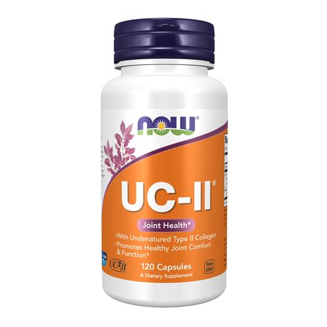 Now Supplements Uc Ii Type Ii Collagen 120 Veg Capsules For Healthy