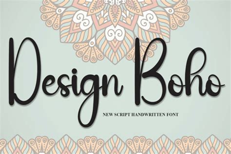 Design Boho Windows Font Free For Personal