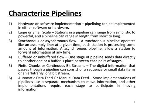 Pipeline Nonpipeline Processor PPT