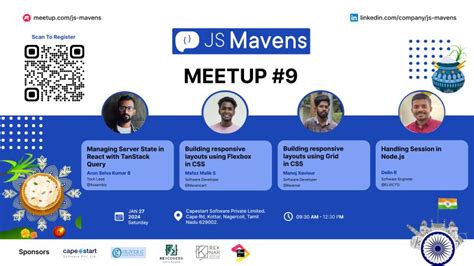 Js Mavens On Linkedin 🔊exciting Announcement🚀 Join Us For The January Edition Of The Js