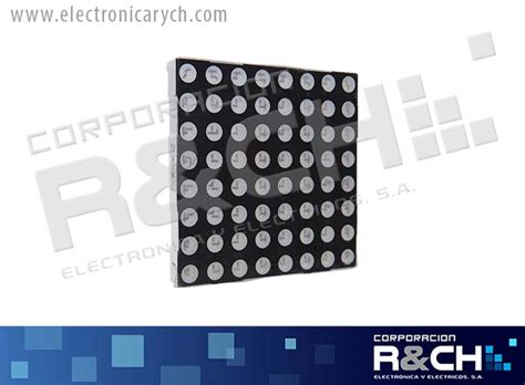 Dp Mms288 Display Matriz De Leds 60x60mm 8x8 Rojo Anodo Catodo