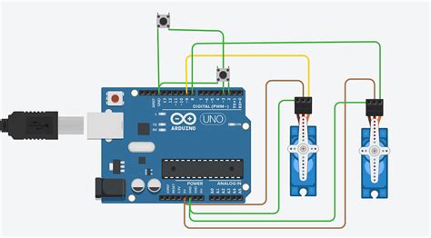 Two Servo With Two Push Button Motors Mechanics Power And Cnc Arduino Forum