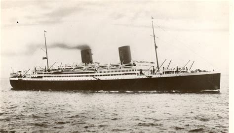 Postcard Early Real Photo View Of Ship Rms Alcantara Z6 Etsy