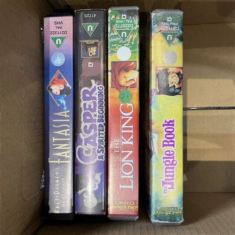 Disney Classics Vhs Tapes Aladdin The Lion King The Jungle Book My Xxx Hot Girl