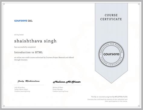 shaishthava singh on linkedin coursera