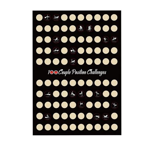 Valentines Day Scratch Off Poster 100 Sex Poses Challenge Scratch Off Poster Couple Ts
