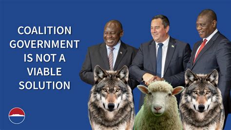 Coalition Government Helps The Anc Not The Da And It Is Definitely