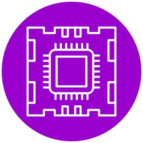 Premium Vector Vector Design Microprocessor Icon Style