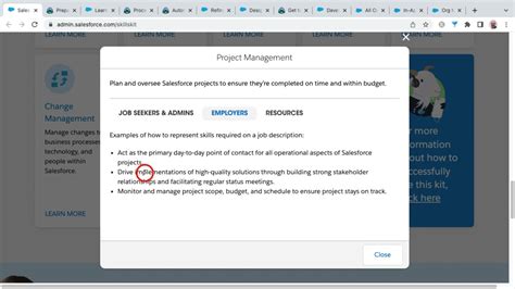 Skill 14 Project Management Salesforce Admin Skills Kit Youtube