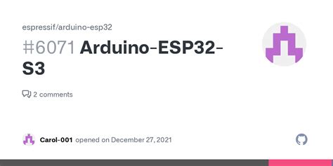 Arduino Esp32 S3 · Issue 6071 · Espressifarduino Esp32 · Github