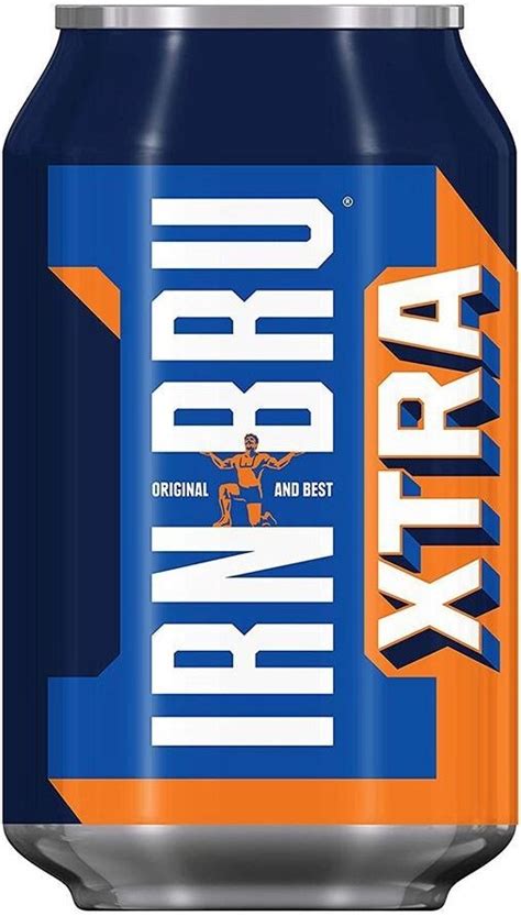 Купить Газированный напиток Айрн-Брю Экстра / Irn-Bru Xtra 0.33 - банка ...