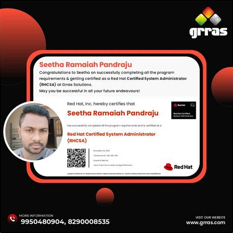 Aarambhbygrras Grrassolutions Grras Redhat Success Certification