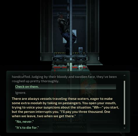 Event Stuck In The Middle Has A Line From A Man And His Raptor