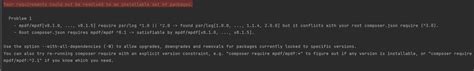 Last Version Of Library Requires Psr Log 1 0 Or 2 0 But My Laravel