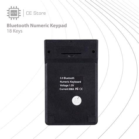 Bluetooth Numeric Keypad 18 Keys CE Store
