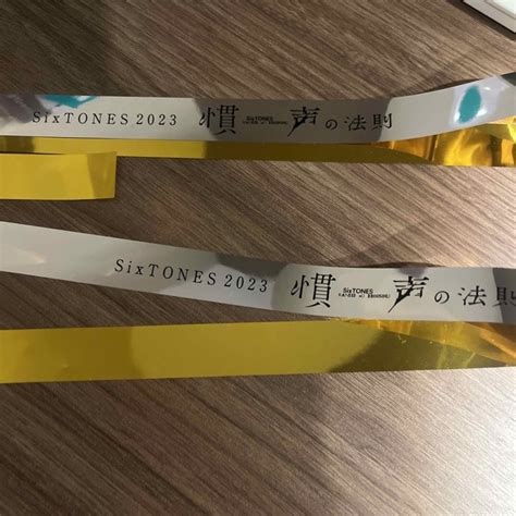 Sixtones Sixtones 慣声の法則 銀テープ フルサイズ1本の通販 By ひ〜たん｜ストーンズならラクマ