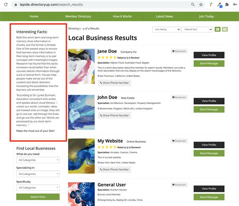 how to create a text box to display text in a sidebar brilliant directories documentation bd