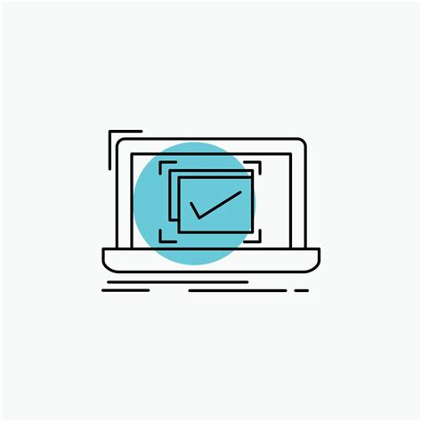 System Monitoring Checklist Good Ok Line Icon 13008071 Vector Art At Vecteezy