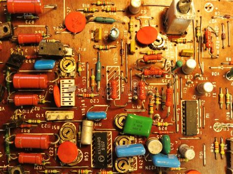 Old Microchip Stock Image Image Of Technology Isolated 13951939