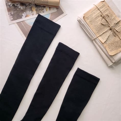 퍼피띵 압박스타킹 다리 얇아보이는 검정 학생 교복 스타킹 니삭스 양말 2color