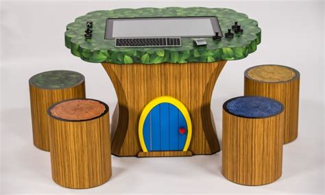 vancouver based straight line designs provides fashionable furniture for lenovo horizon table pc