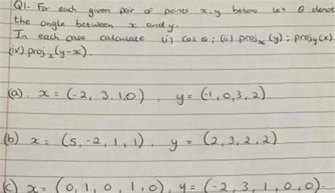 [answered] Q1 For Each Given Pair Of Points X Y The X And Y Angle Kunduz