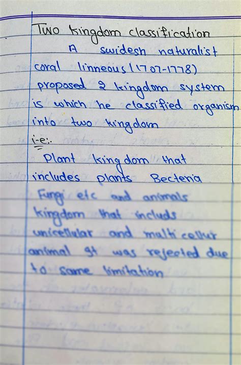 Solution Two Kingdom Classification Studypool