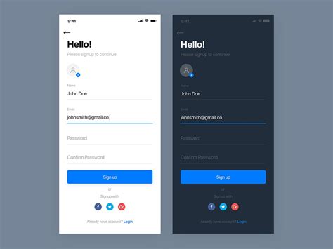 Signup Ui Design Login Page Design Login Design Web Ui Design
