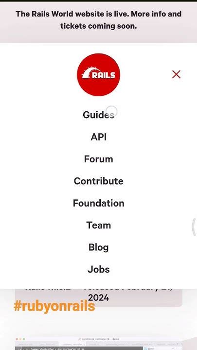 Ruby On Rails Ruby Rails Framework Web Tutorial Html Css Youtube