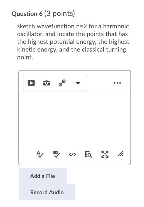 Solved Question 6 3 Points Sketch Wavefunction N2 For A