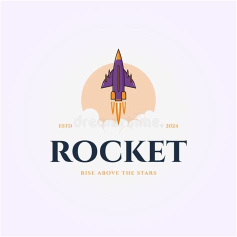 Jet In The Sky Logo Vector Vintage Airplane In Clouds Illustration Design Logo For Travel
