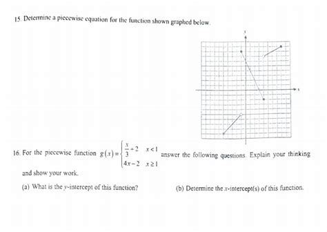 Answered 15 Determine A Piccewise Equation For Bartleby